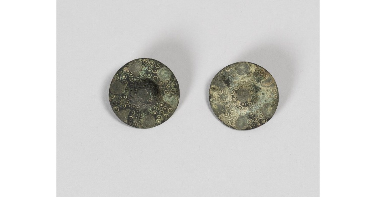 Paire de fibules à umbo - Portail officiel des Musées de Reims