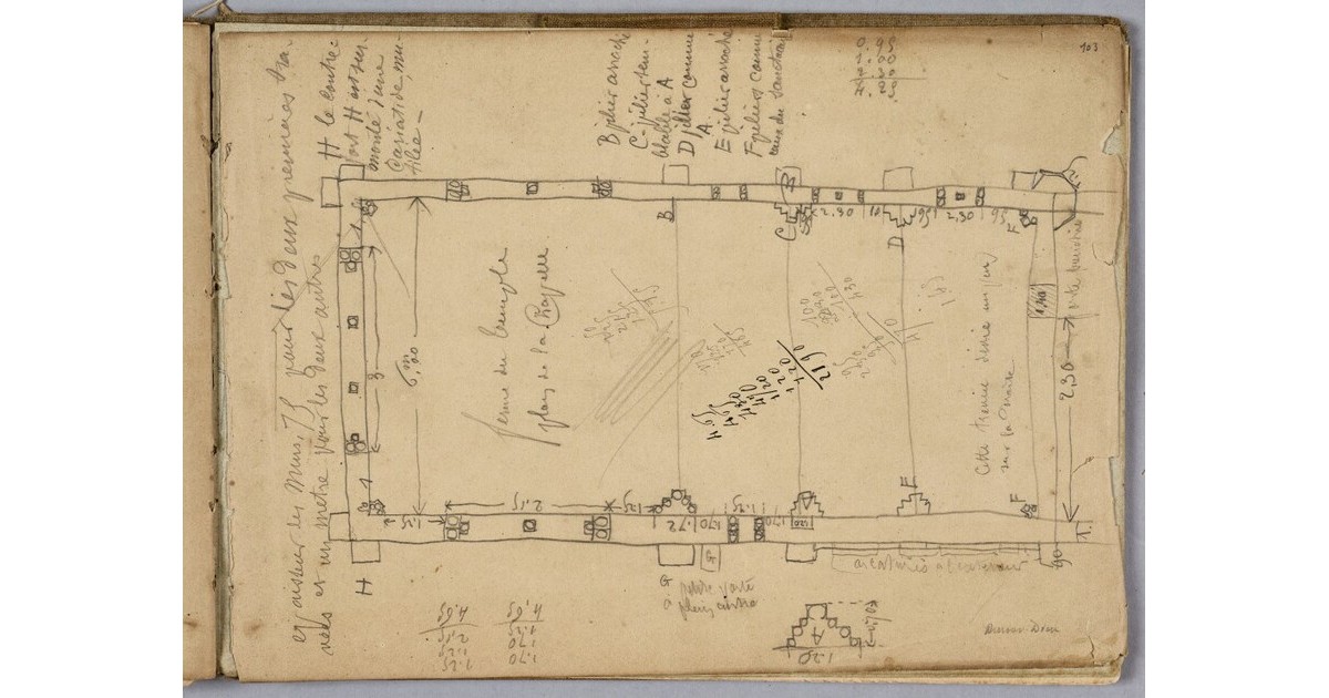 Plan de la chapelle à la ferme du Temple – abbaye de l’Amour-Dieu à ...