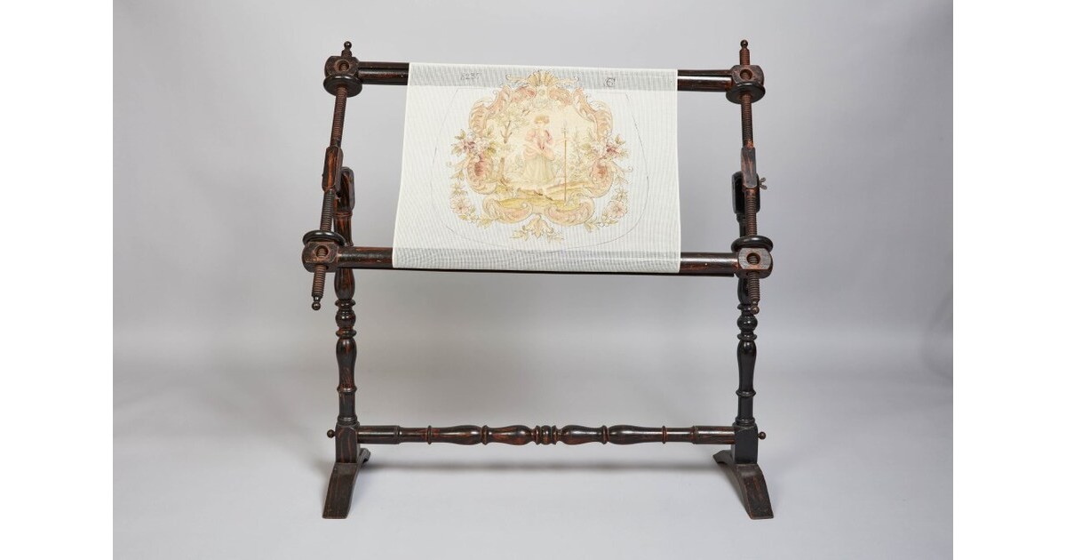 métier à broder, ANONYME FRANCAIS - Portail officiel des Musées de Reims