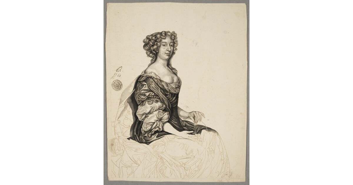 Portrait d’Anne Cecil Cavendish, ANONYME HOLLANDAIS 17ème siècle ...
