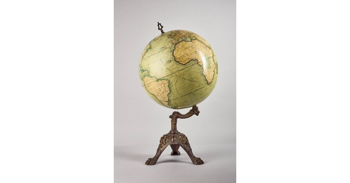globe terrestre, J. LEBÈGUE & Cie - Portail officiel des Musées de Reims