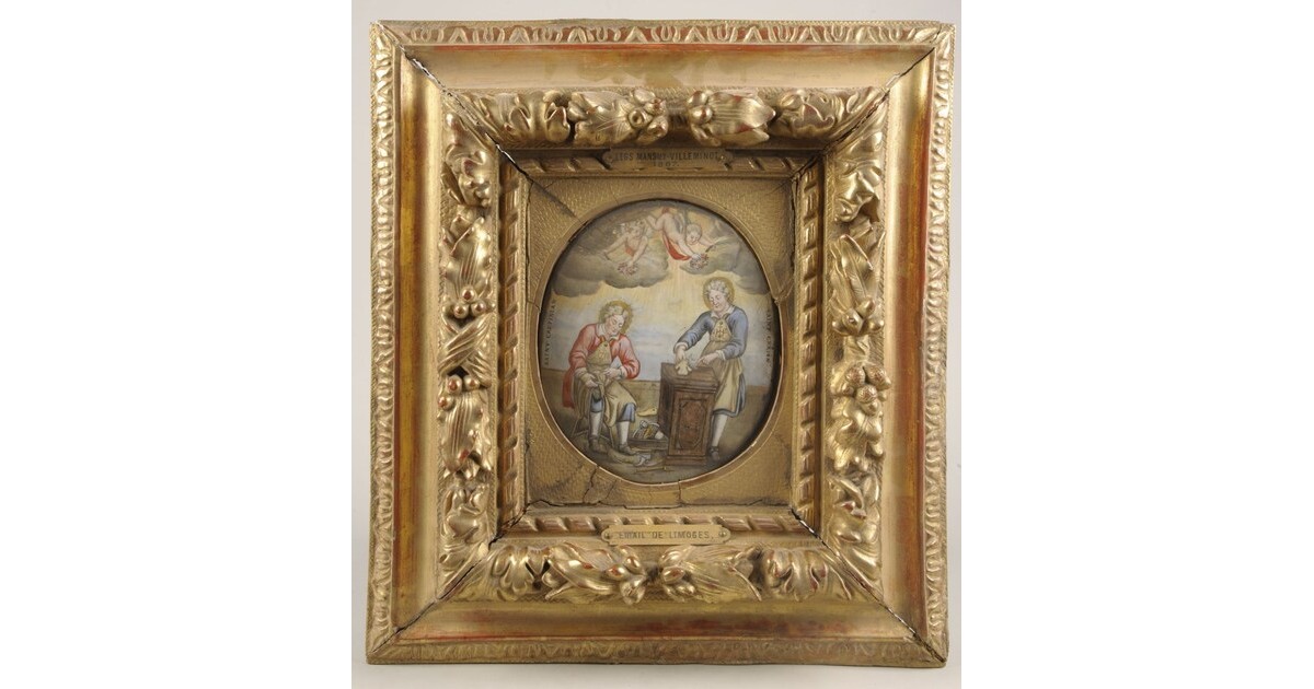 Saint Crépin et Saint Crépinien, ANONYME FRANCAIS 17ème siècle ...