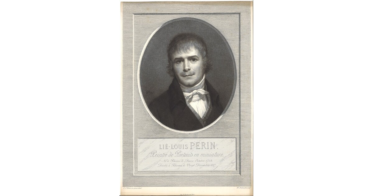 Lié-Louis Périn, peintre de portraits en miniature, DUBOUCHET - Portail ...