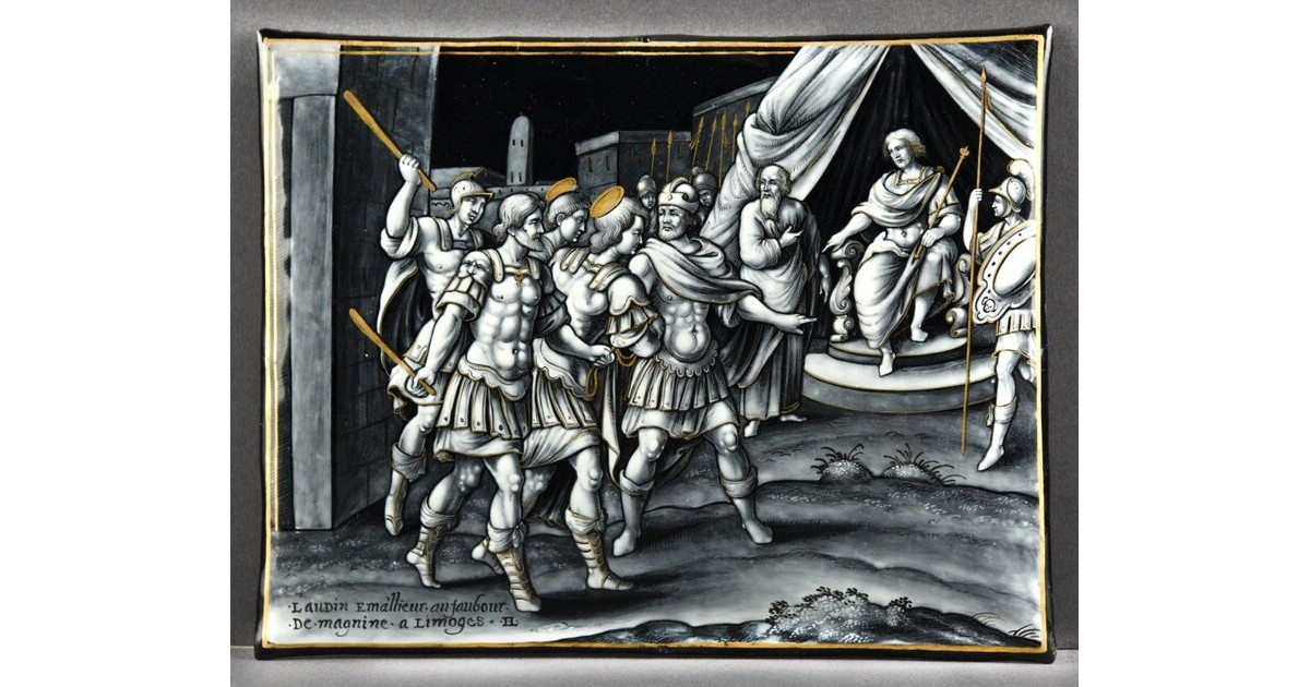 Saint Preject et saint Juvin, compagnons de saint Timothée, amenés devant (…), LAUDIN - Portail ...