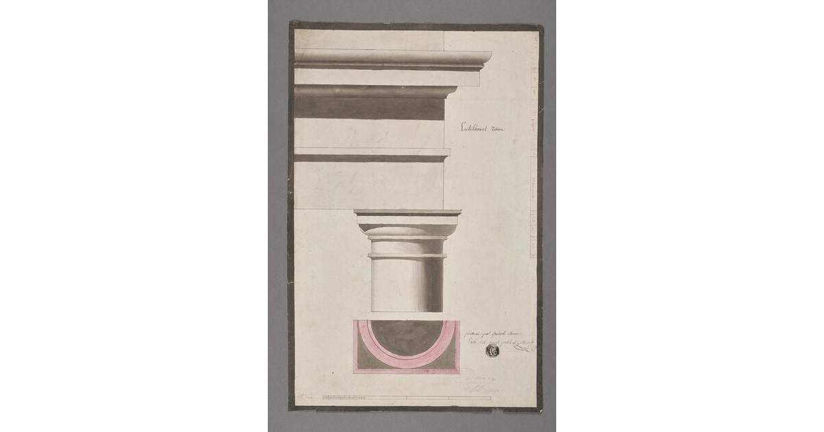 Etude de colonne et d’entablement toscan, MENU - Portail officiel des ...