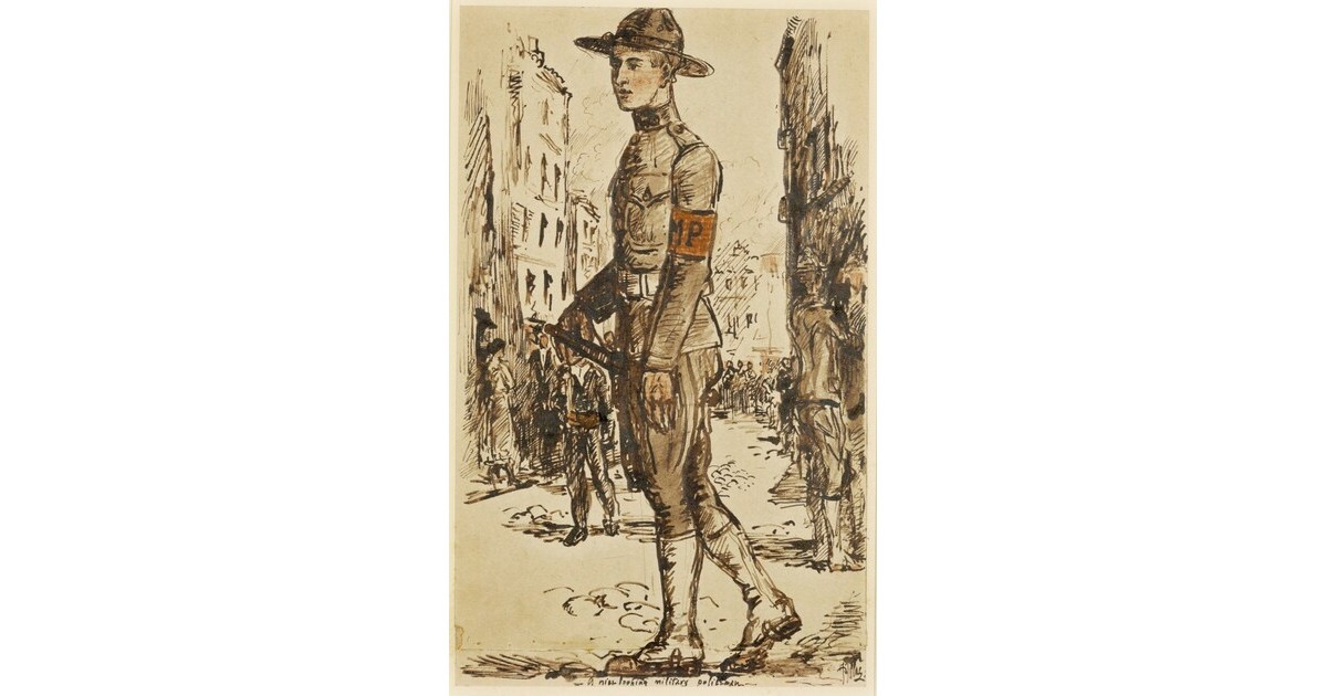 Un charmant policier militaire, TILLAC - Portail officiel des Musées de ...