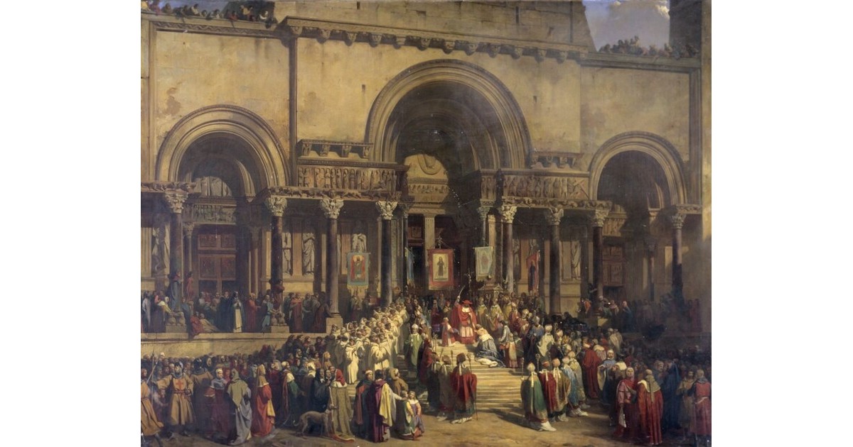 Raymond VI, comte de Toulouse, se réconciliant avec l’Église (18 juin ...