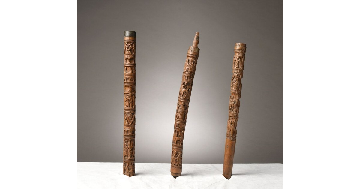 Bâton dit de Saint-Gibrien : Secundus, ANONYME FRANCAIS 14ème siècle ...