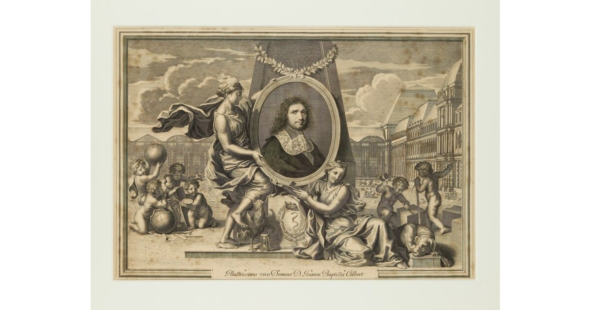 Portrait allégorique de Jean-Baptiste Colbert, NANTEUIL - Portail ...