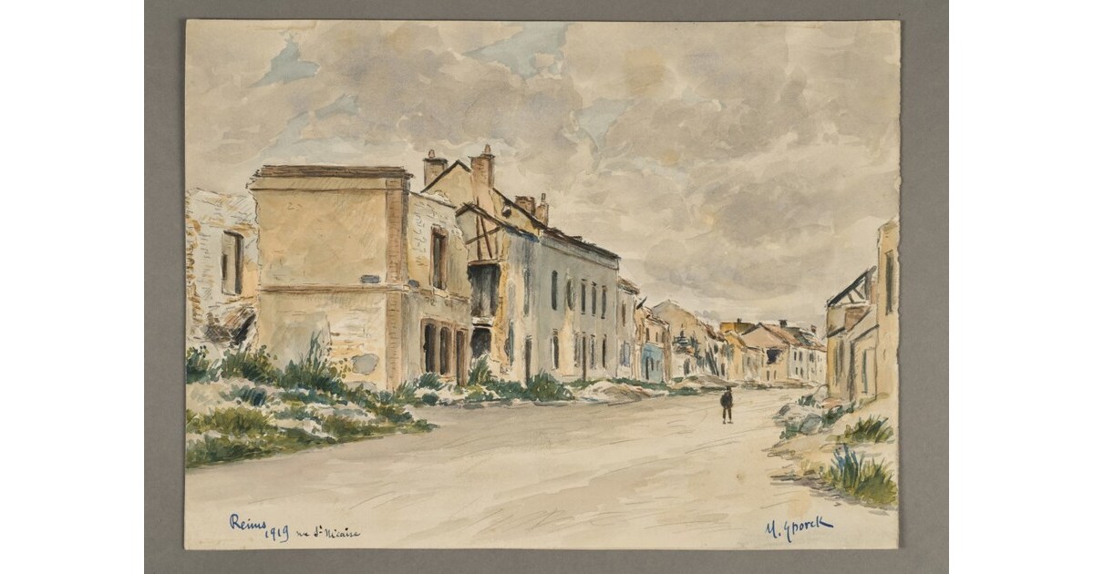 Rue Saint-Nicaise à Reims en ruines, SPORCK - Portail officiel des ...