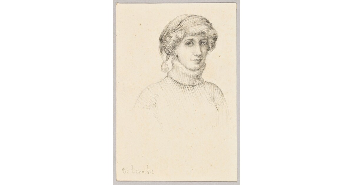 Portrait d’Elise Deroche, dite baronne de Laroche, CHARLIER - Portail ...