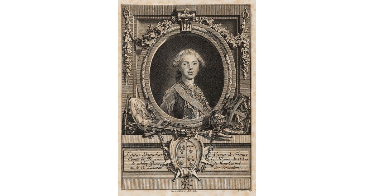 Portrait en buste de Louis Stanislas Xavier de France, VOYSARD ...