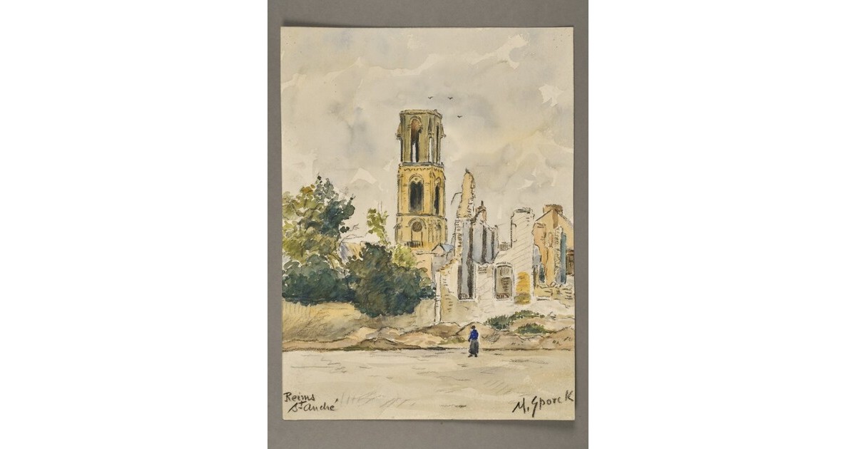 L’Église Saint-André à Reims en ruines, SPORCK - Portail officiel des ...